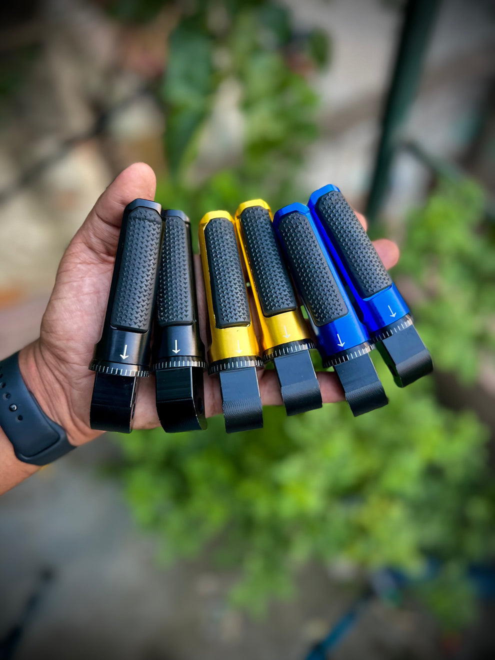 MOTORCYCLE CNC FOOT PEGS OFF-ROAD BIKE FOOTPEG REAR FOOTREST – TECHNO ...